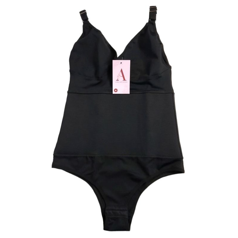 Body Modelador de Alta Compressão Suplex Alça Reforçada / Body Cinta ...