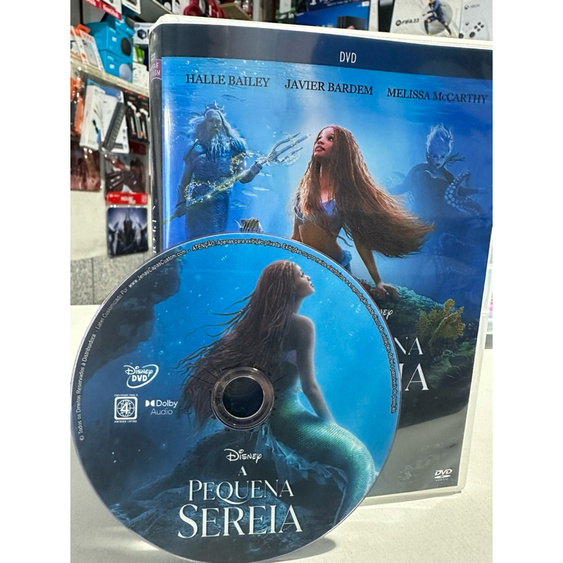 DVDS Filme A Pequena Sereia (2023) - Dublado e Legendado | Shopee Brasil
