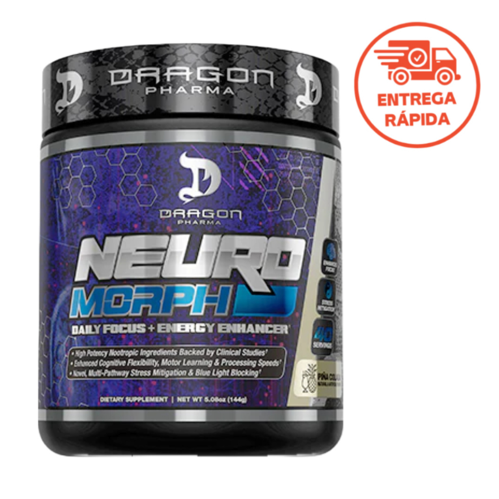 SUPLEMENTO PRÉ TREINO IMPORTADO NOOTRÓPICO NEROMORPH 40 DOSES - DRAGON ...