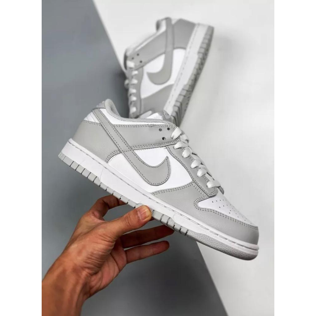 Tênis Nike Dunk Low SB Style Cinza Estiloso Skatista Várias CoreS ...