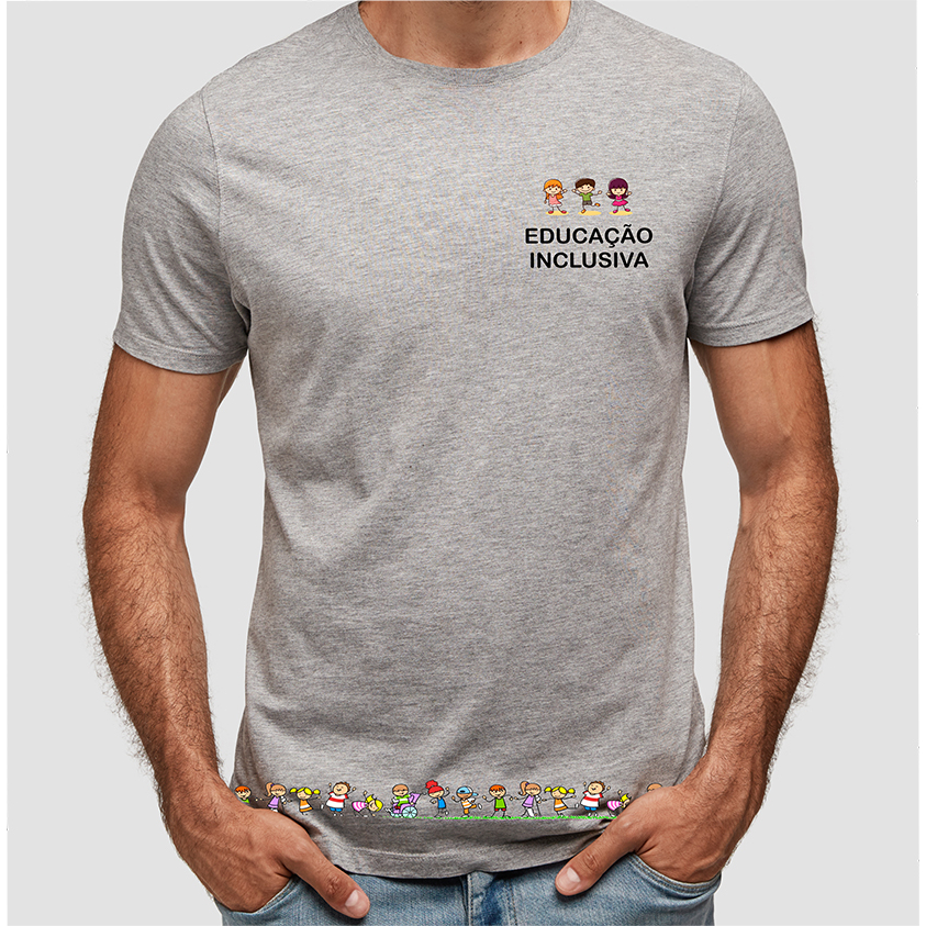 Camisa Camiseta Educação Inclusiva Escola Unissex | Shopee Brasil