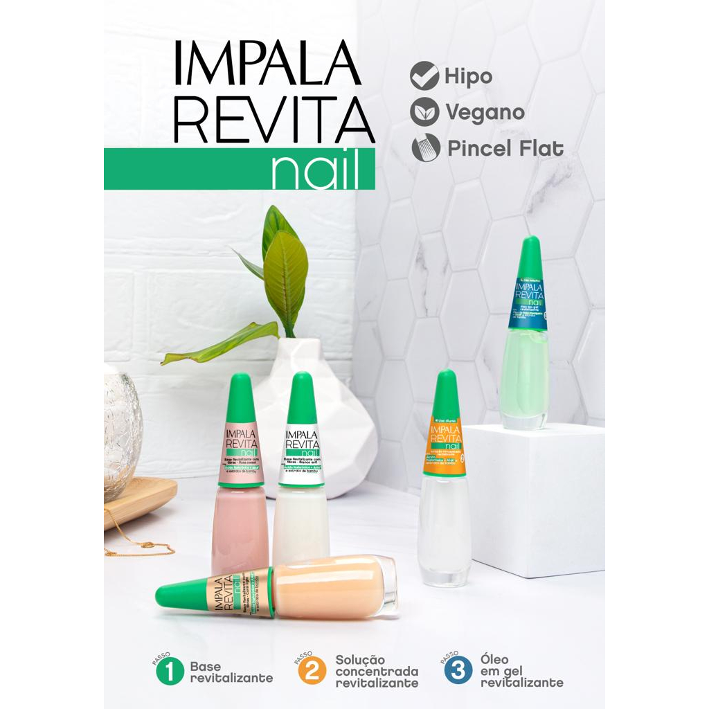 Lançamento Impala Revita Nail Tratamento | Shopee Brasil