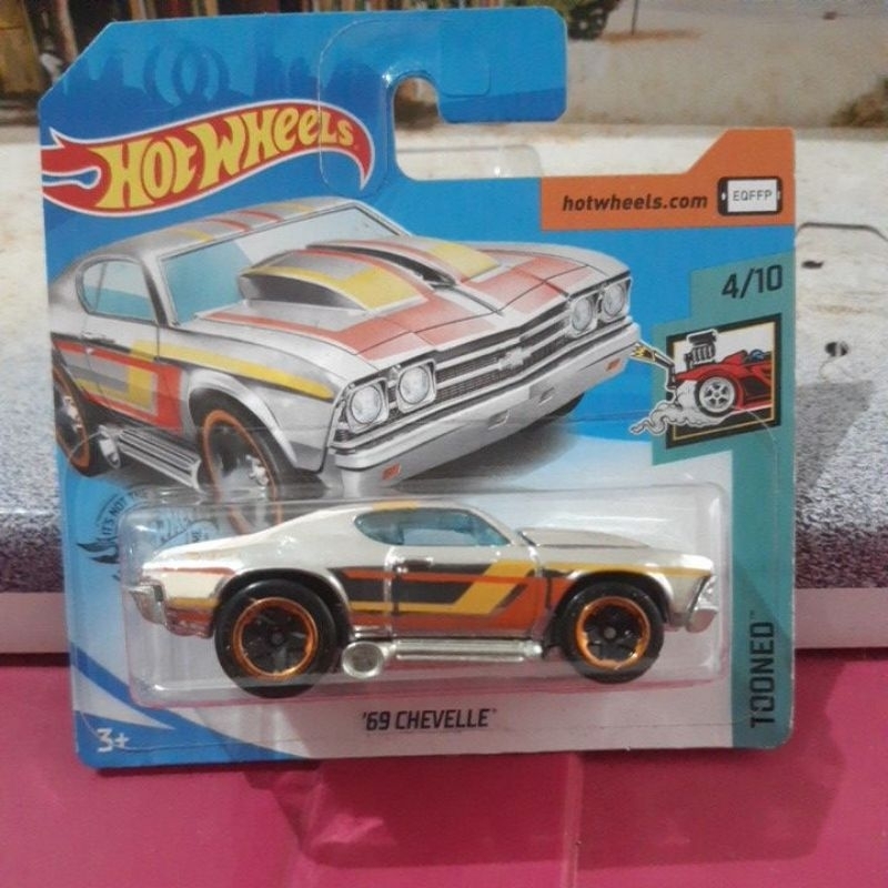 Hot Wheels 69 Chevelle 2020 Hw Tooned Chrome | Shopee Brasil
