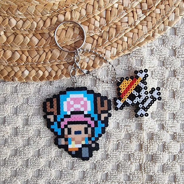 Chaveiro/ Ímã/ Bottom Chopper - One Piece - Pixel Art/ Pixel Arte ...