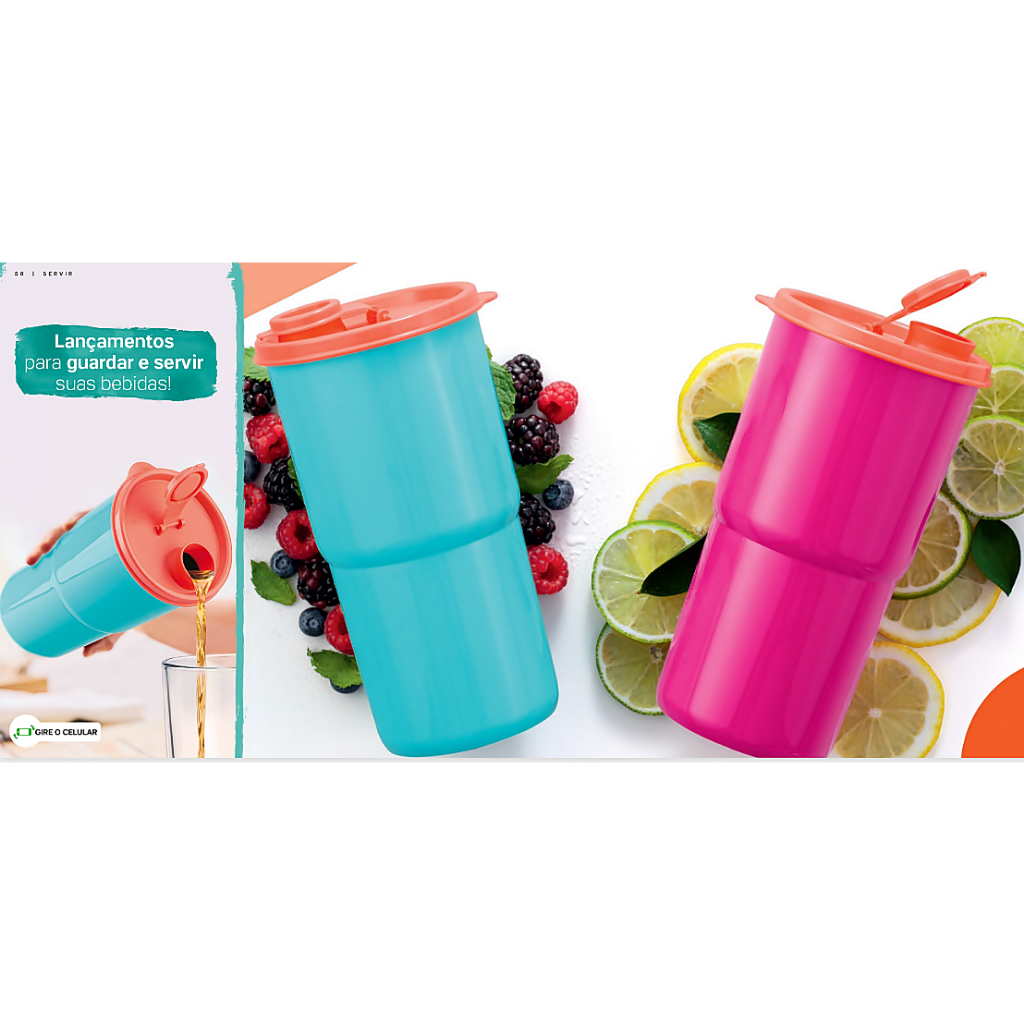 Tupperware Guarda Suco 875ml Cores Diversas | Shopee Brasil