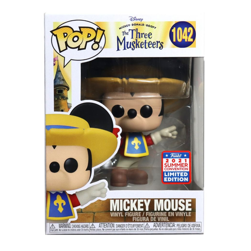 Funko Pop Mickey Mouse (The Three Musketeers) - Exclusivo 2021 Summer ...