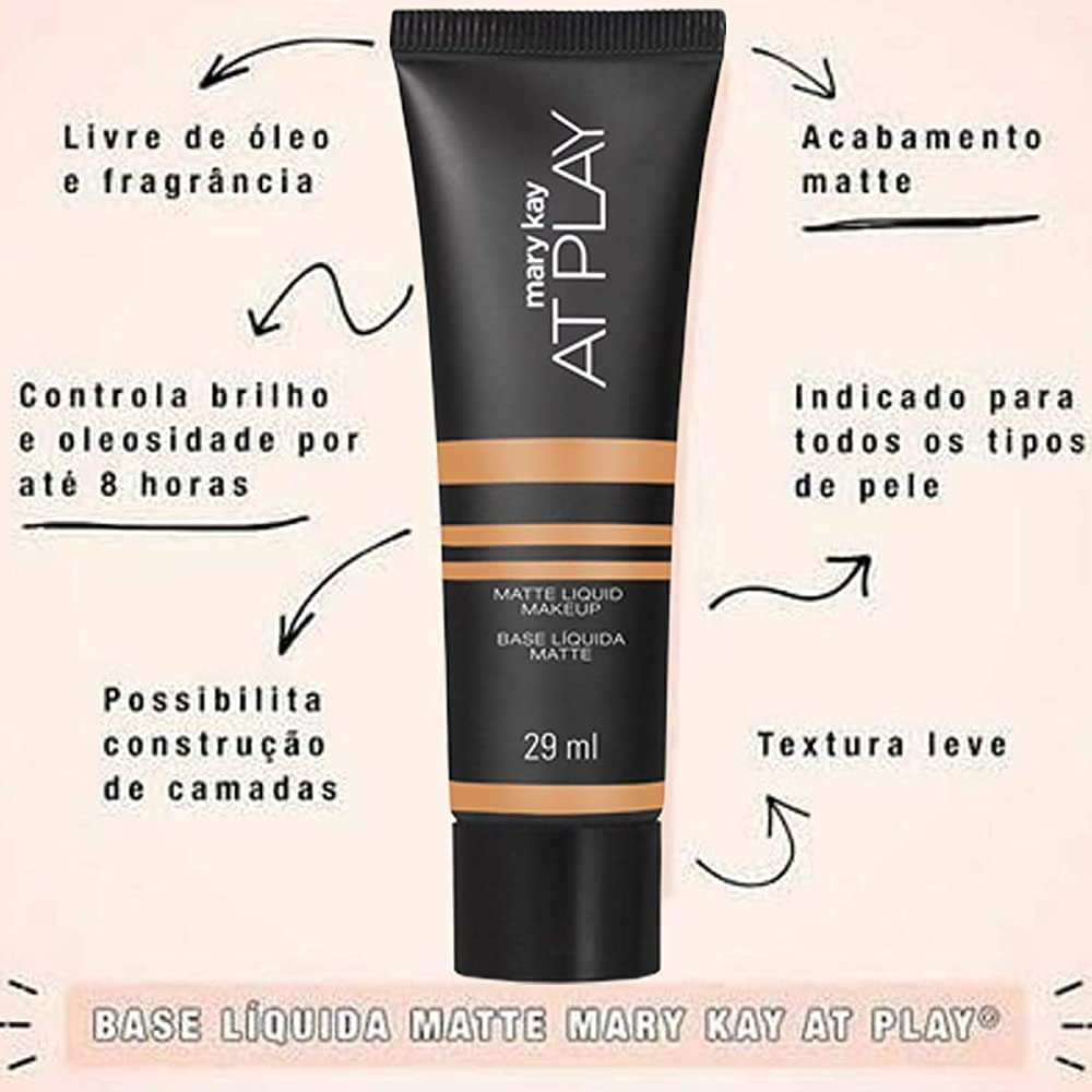 Base Líquida Matte Mary Kay At Play | Shopee Brasil