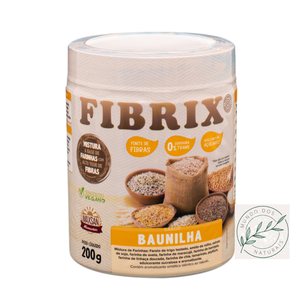 Fibrix Regulador Intestinal com Sabor de Baunilha 200G O Segredo para ...
