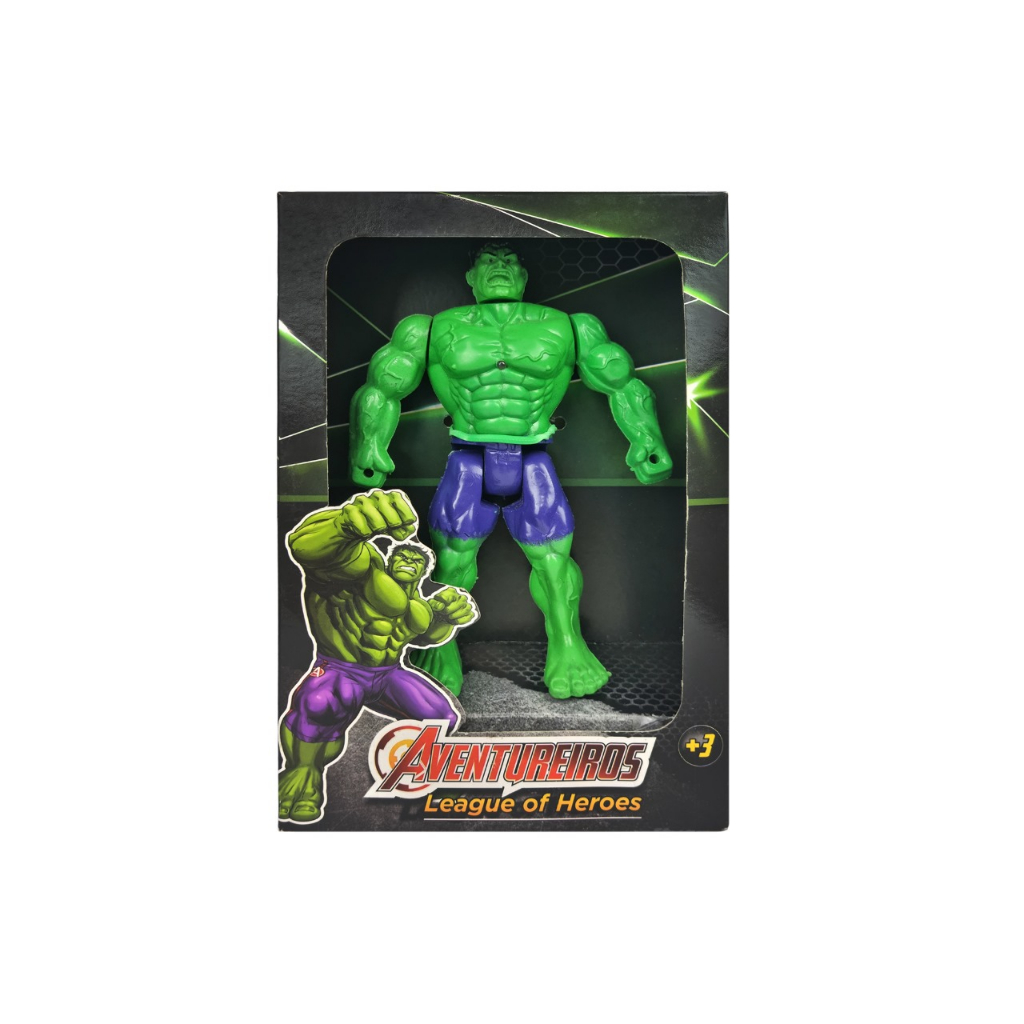 Boneco Vingadores Avengers Hulk 15cm Com Som | Shopee Brasil