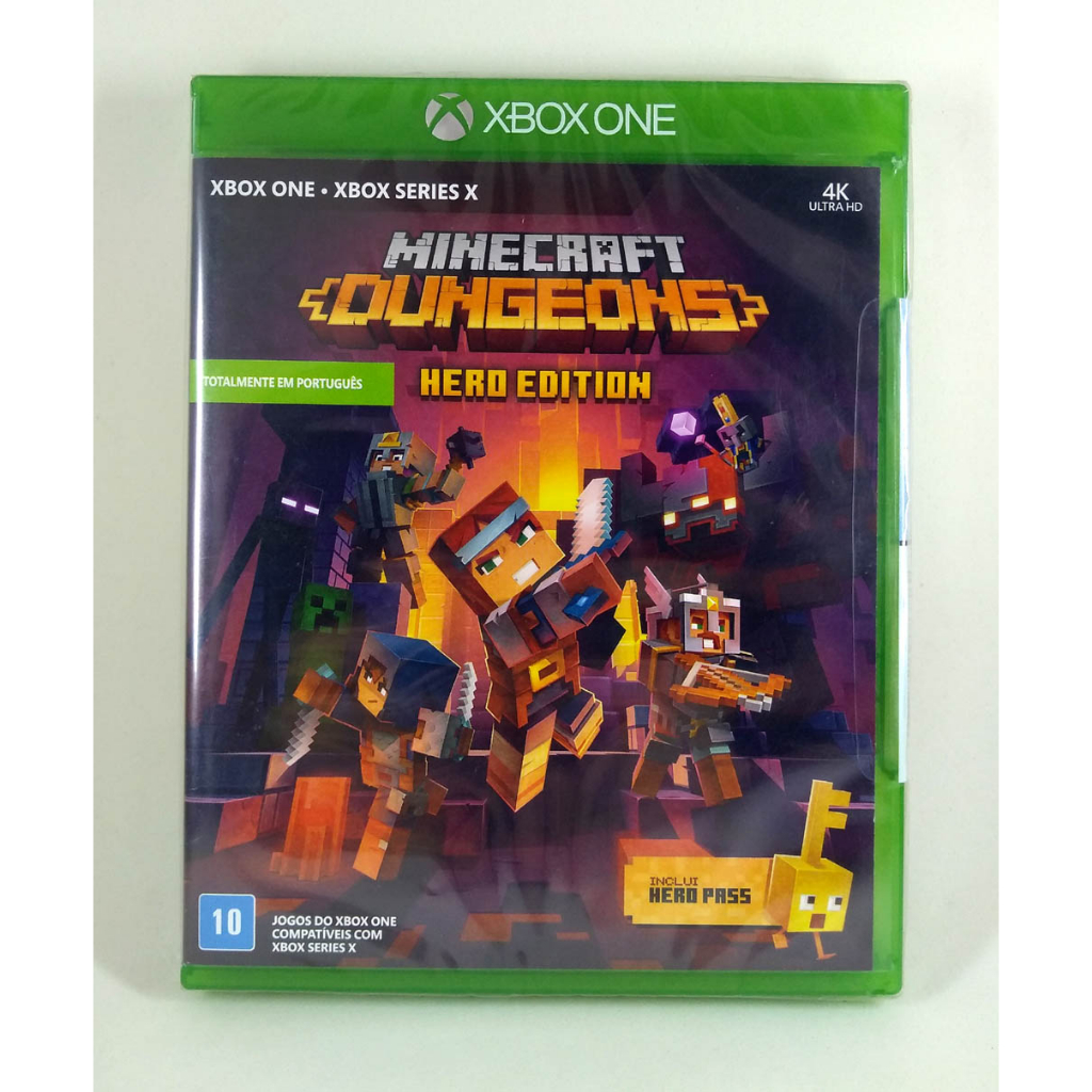 Minecraft Dungeons Hero Edition Xbox One Novo Lacrado | Shopee Brasil