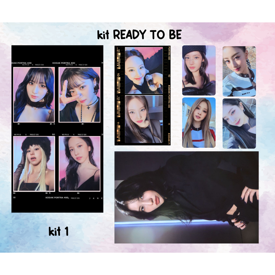 TWICE Kit READY TO BE - Kpop fanmade photocards - Faz a Boa!