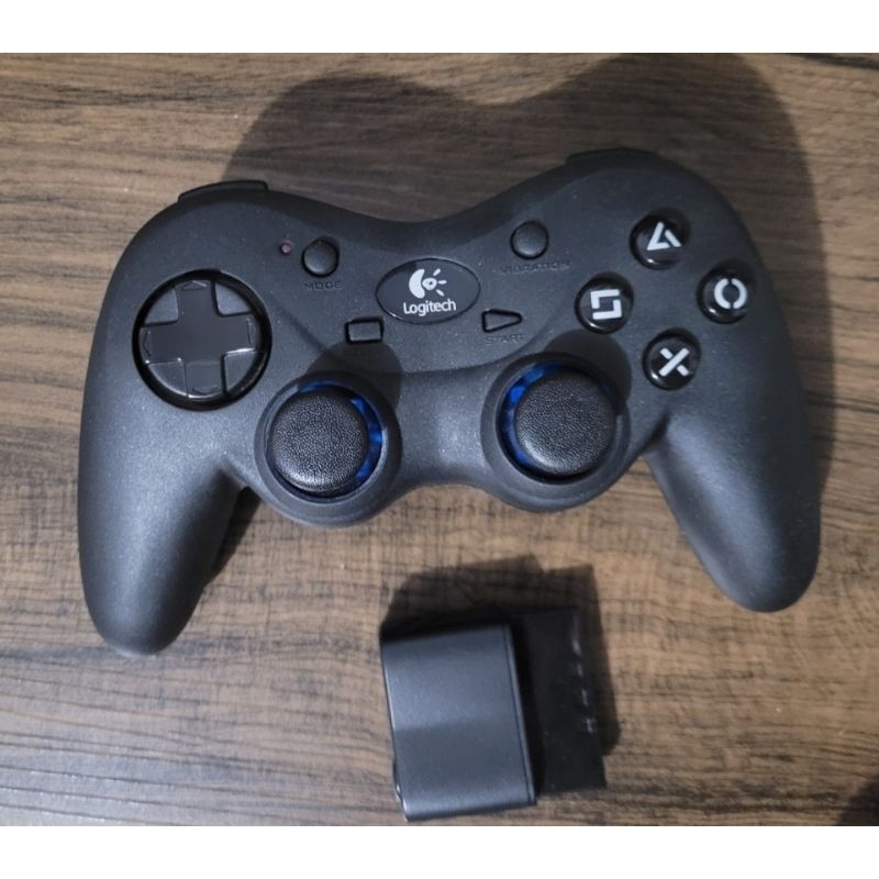 Controle Logitech Cordless Action + receptor para Playstation 2 | Shopee Brasil