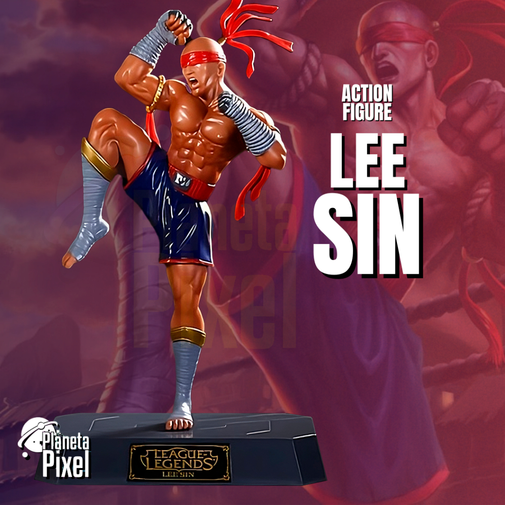 Action Figure - Lee Sin Skin Muay Thai - League Of Legends | Shopee Brasil