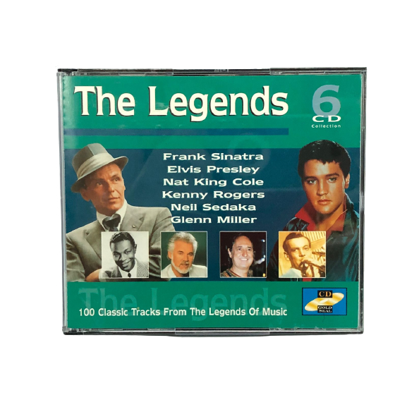 Cd Box 100 Classic Tracks From The Legends Of Music | Shopee Brasil