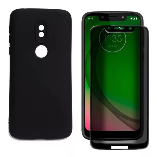 Capa Capinha Case Aveludada + Pelíc. Privacidade Para Moto G7 Play Xt1952 | Shopee Brasil