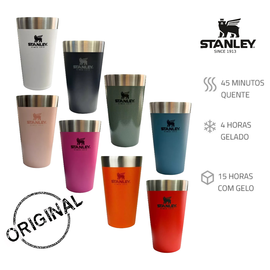 COPO TÉRMICO STANLEY SEM TAMPA 473 ML | Shopee Brasil