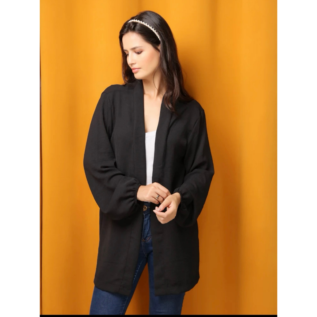 Casaquinho Cardegan De Manga longa Tecito Duna gg | Shopee Brasil