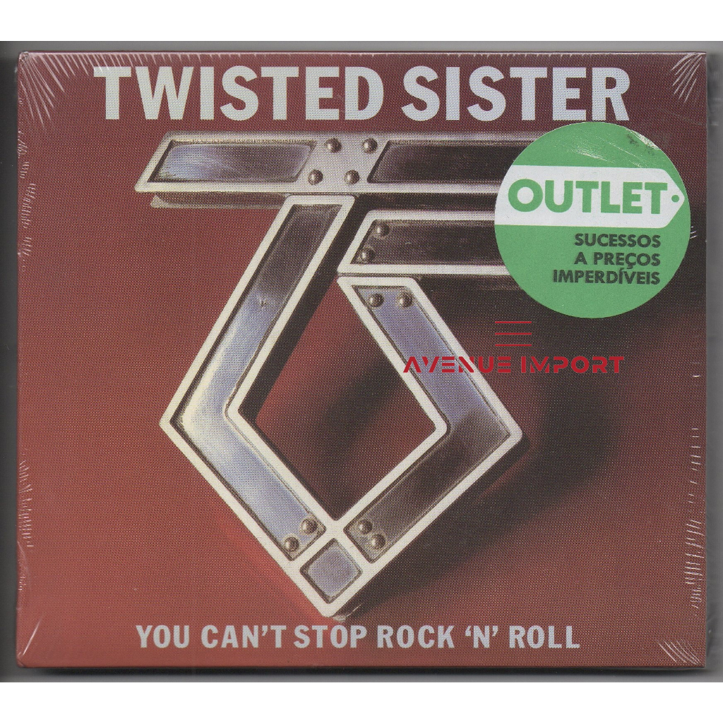Twisted Sister - You Can't Stop Rock 'n' Roll (2 CDs) | Shopee Brasil