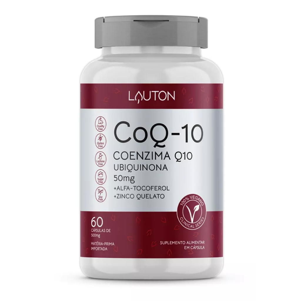 Coenzima Q 10 - 100mg 60 Capsulas Coq - 10 Lauton | Shopee Brasil