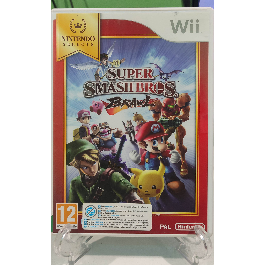 Jogo Super Smash Bros Brawl Nintendo Wii Original 100% eua conservado ...