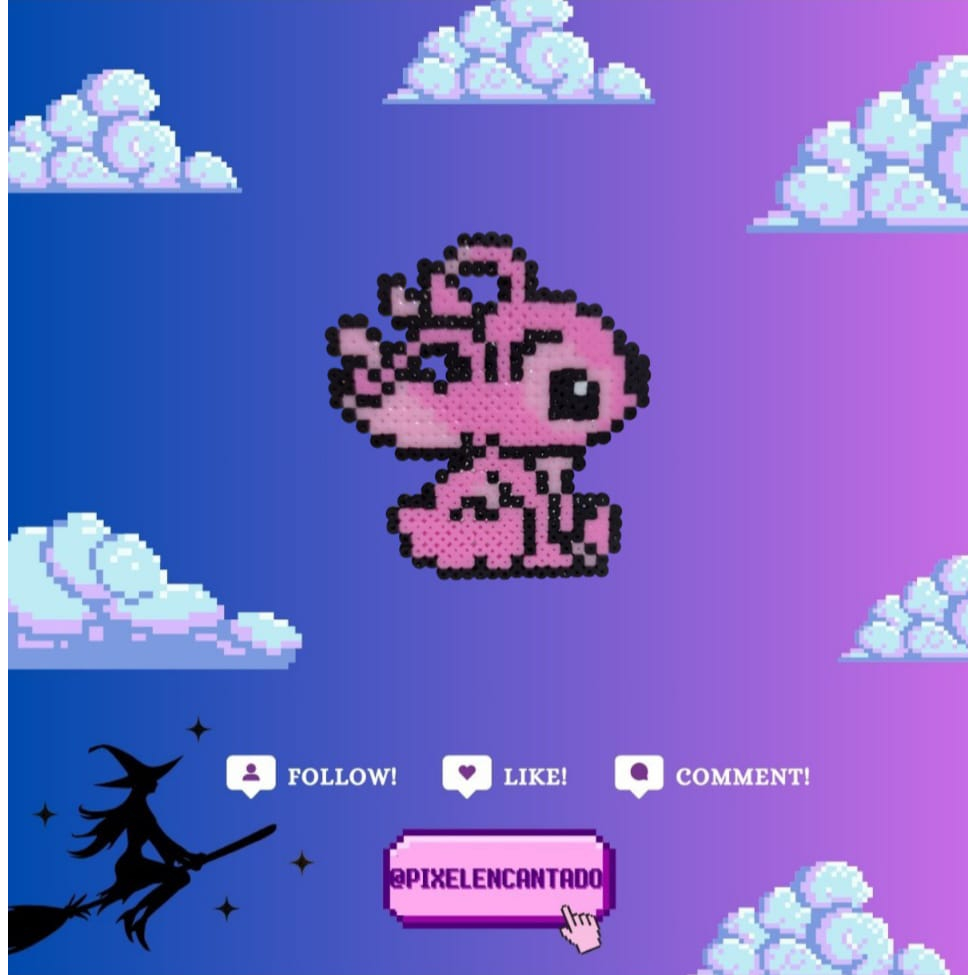 Totem Stitch e Angel em Pixel art | Shopee Brasil