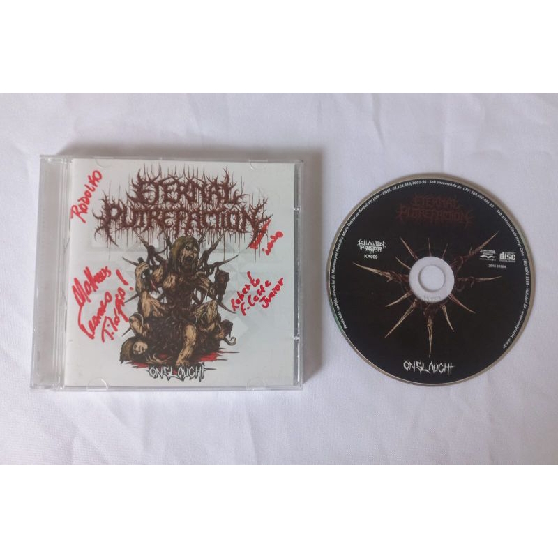 CD Eternal Putrefaction - OnSlauchi (Original - AUTOGRAFADO) | Shopee Brasil