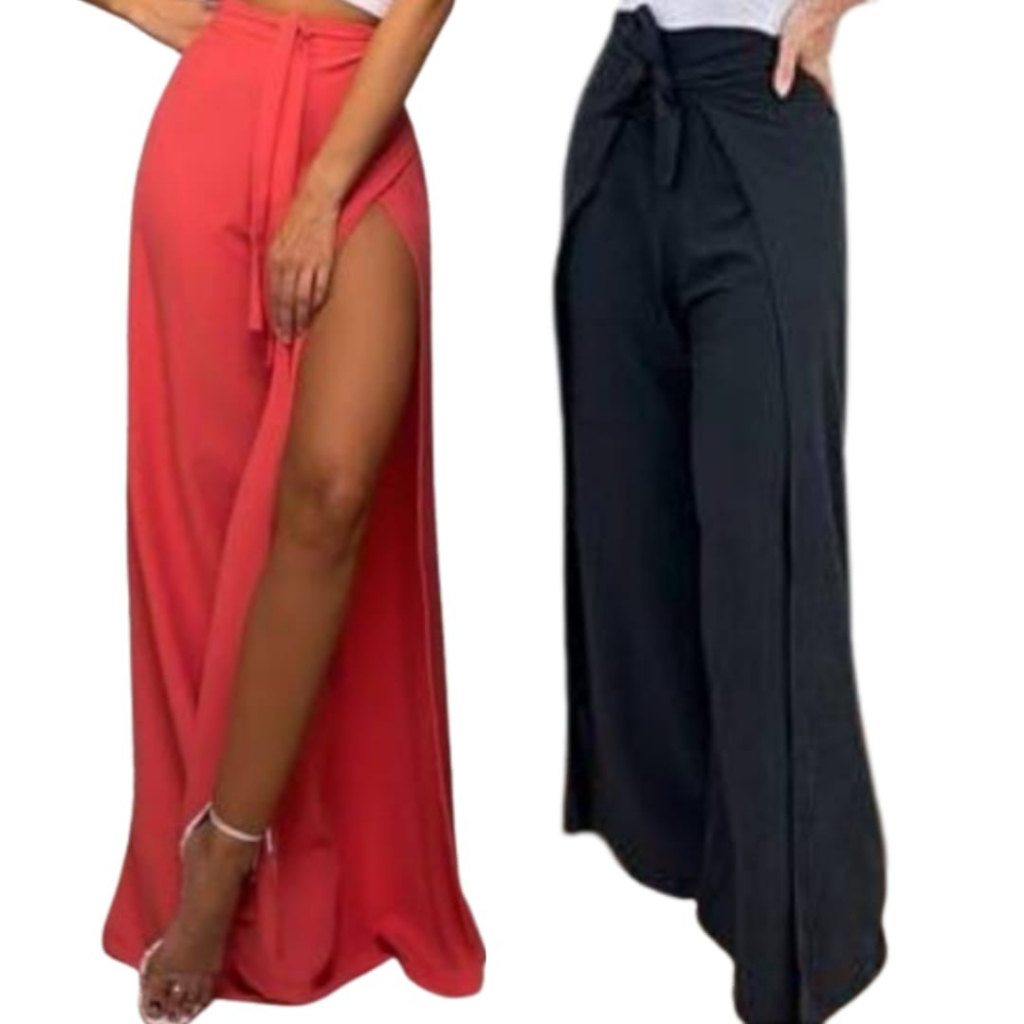 Calça Envelope Feminina ideal para usar com uma blusa feminina ou um ...
