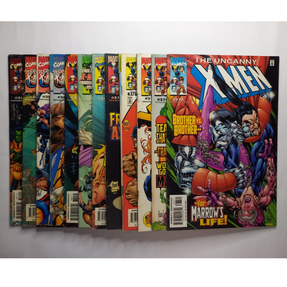 Lote Importado The Uncanny X Men 12 Edicoes Editora Marvel Comics 1999 Otimas | Shopee Brasil