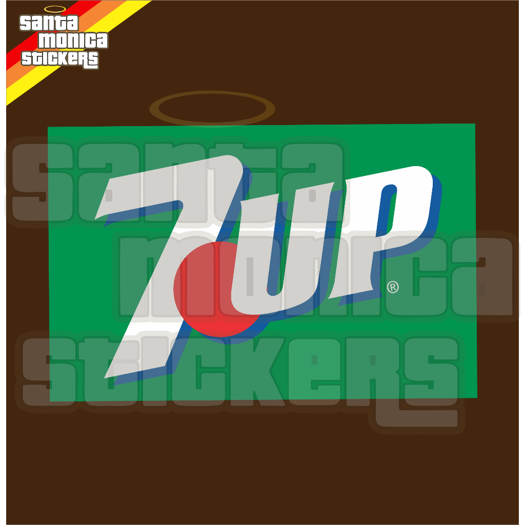 Adesivo do Refrigerante 7up | Shopee Brasil