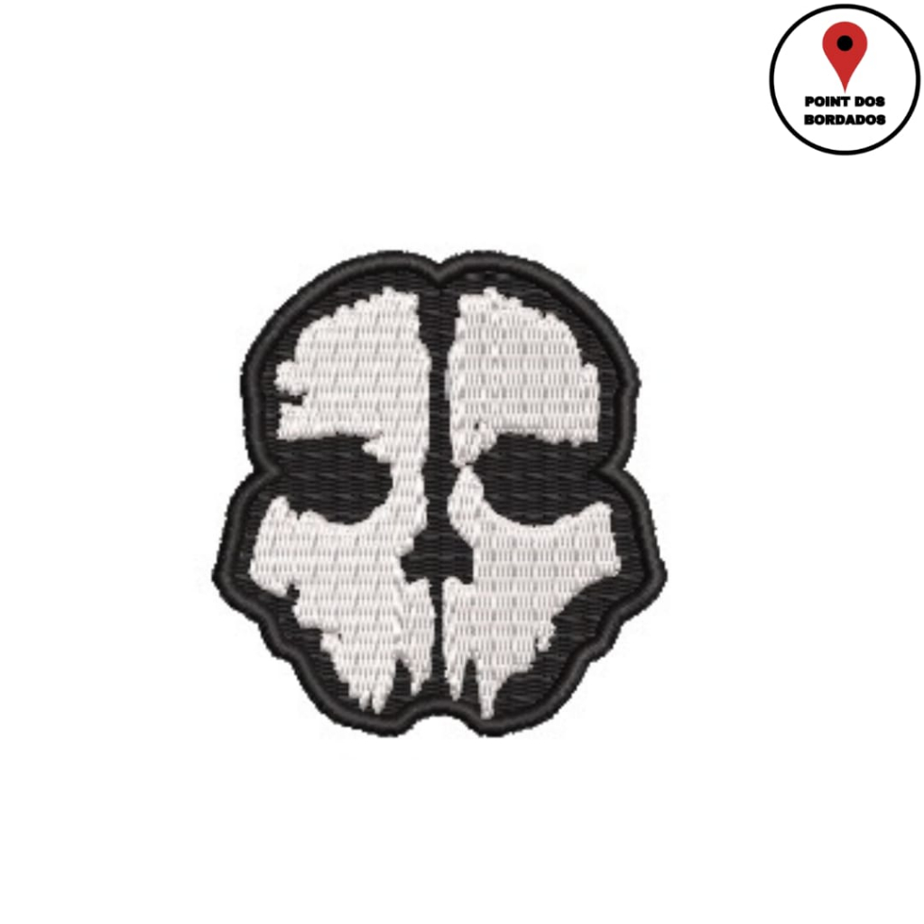 Patch Bordado Call of Duty Ghosts Geek Gamer Nerd | Shopee Brasil
