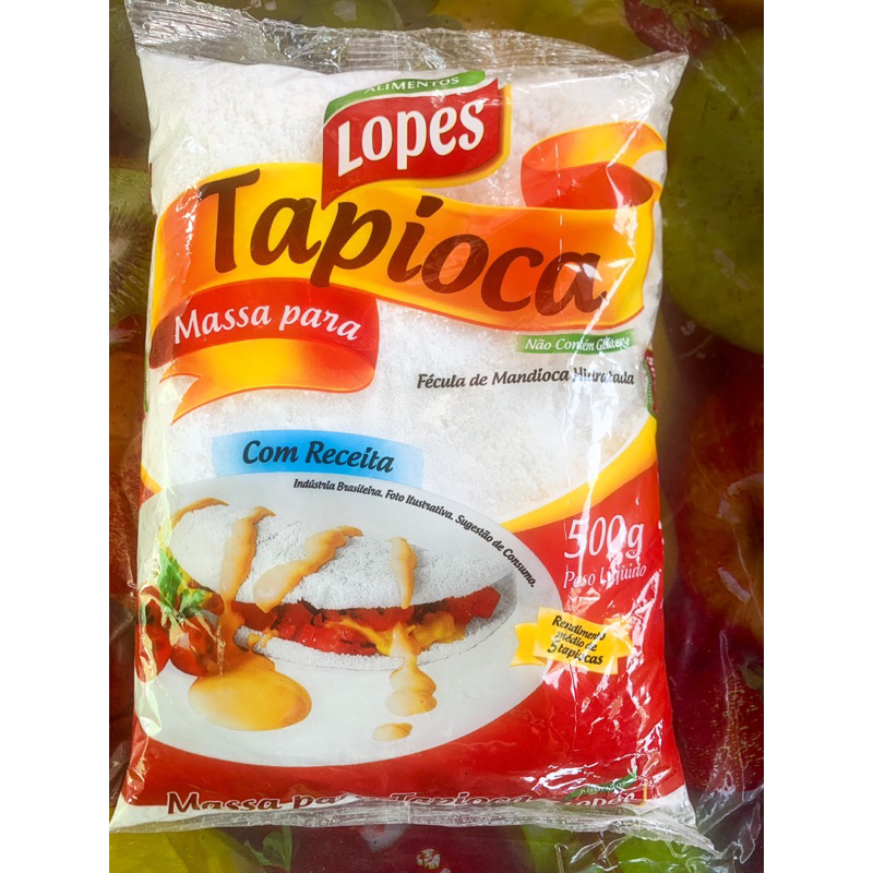 Massa fresca de tapioca Lopes 500g | Shopee Brasil
