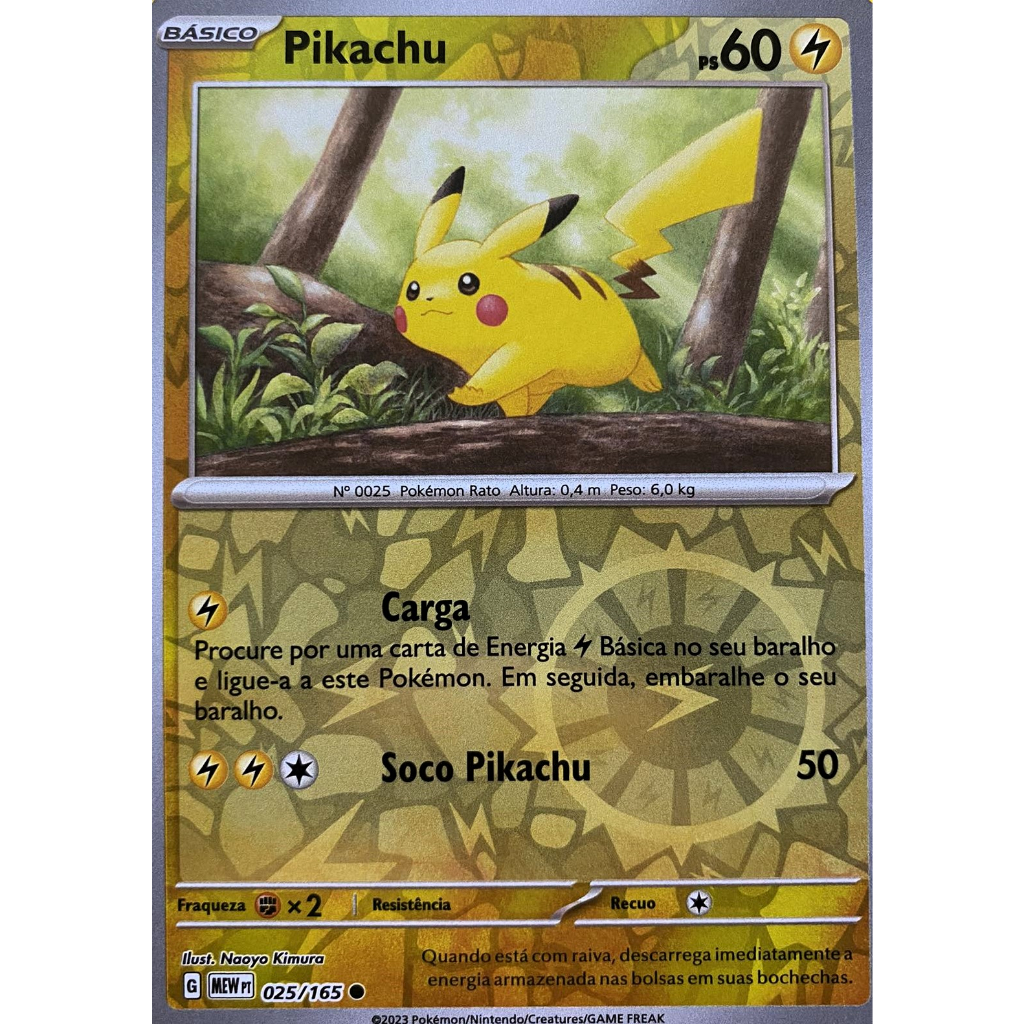 Cartas Reverse Holográficas Coleção 151 Pokemon TCG | Shopee Brasil
