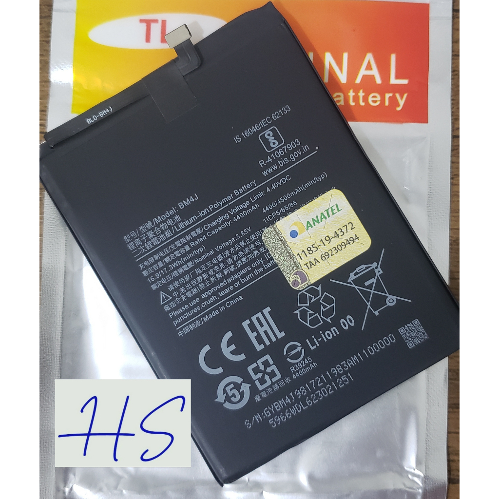 Bateria Xiaomi Bm4j Redmi Note 8 Pro - Escorrega o Preço