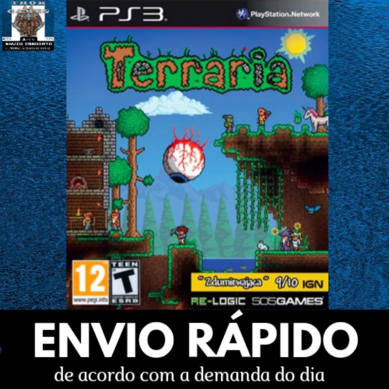 Terraria Jogos Ps3 Playstation 3(PSN) | Shopee Brasil