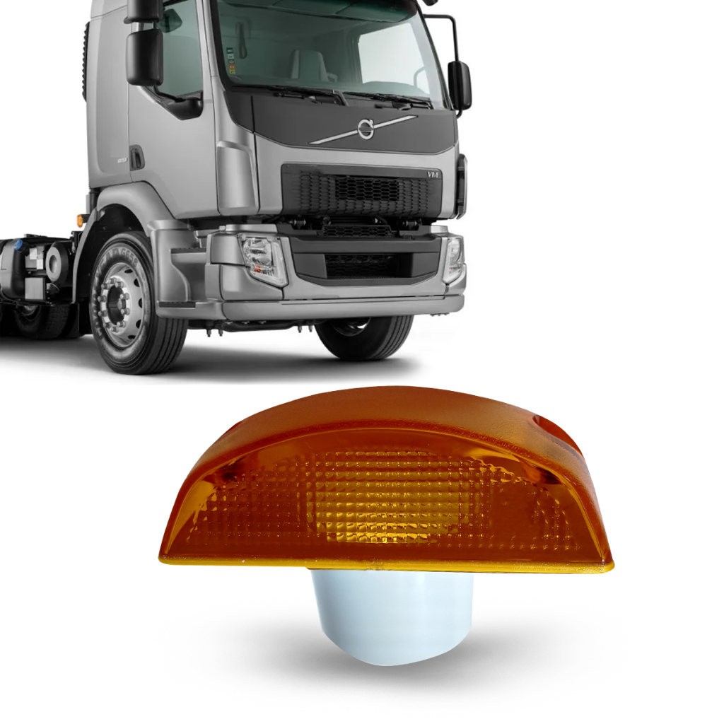 Lanterna Lateral Seta Direcional Volvo Vm Estribo - Âmbar | Shopee Brasil