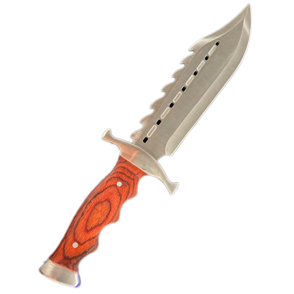 Faca tática estilo rambo feita em inox | Shopee Brasil