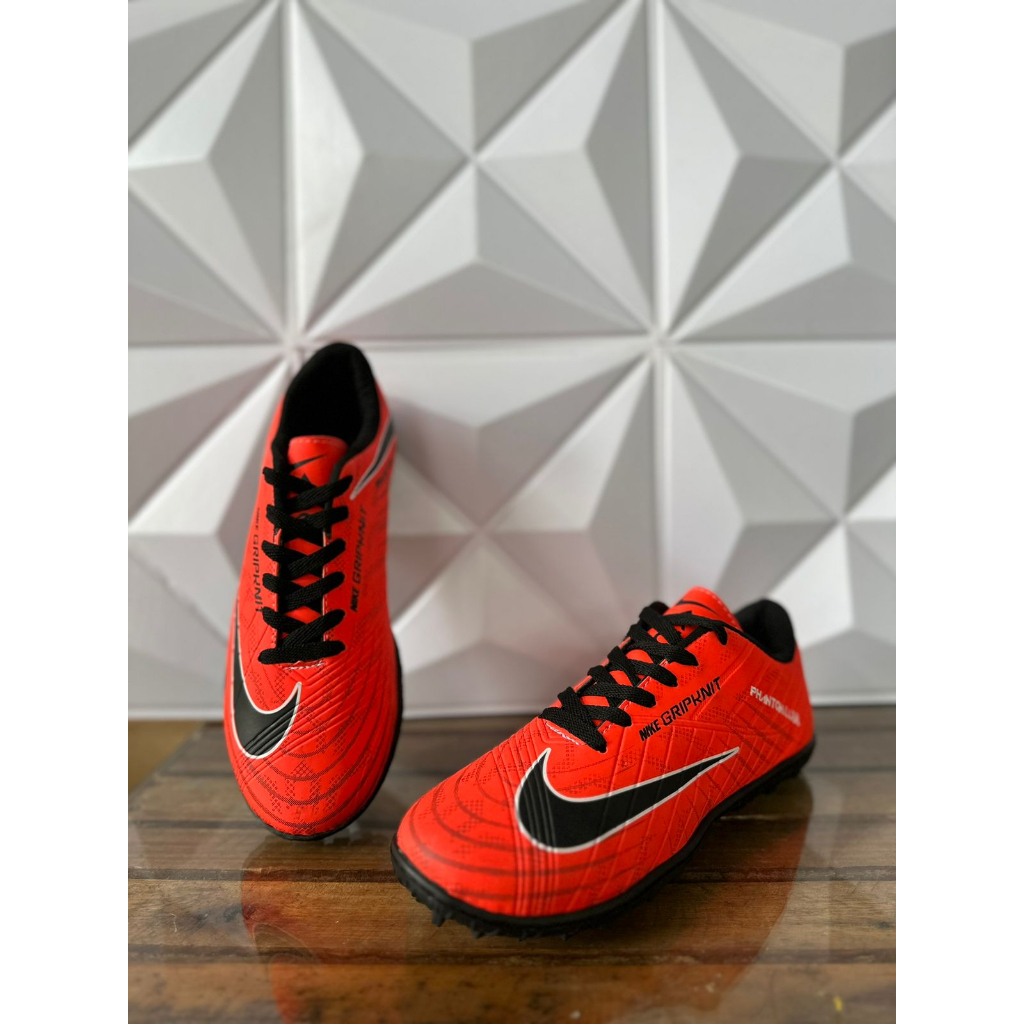 Tenis Chuteira Masculina Society Grama Sintética Futebol CR7 Lançamento ...