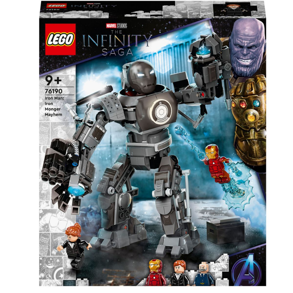 LEGO Marvel Super Heroes - Iron Man: Iron Monger Mayhem | Shopee Brasil