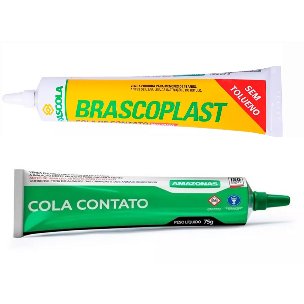 Cola de contato sapateiro bisnaga 75g Brascola/Amazonas | Shopee Brasil