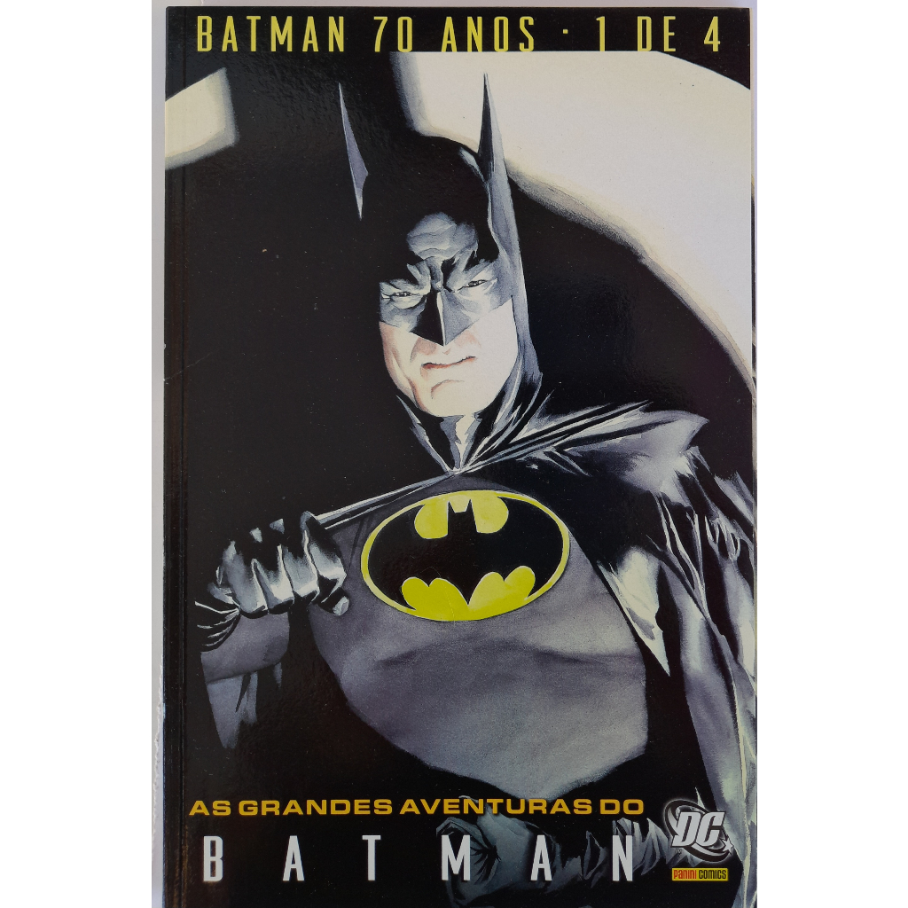 Batman 70 Anos As Grandes Aventuras Do Batman - 1 De 4 Capa Comum ...