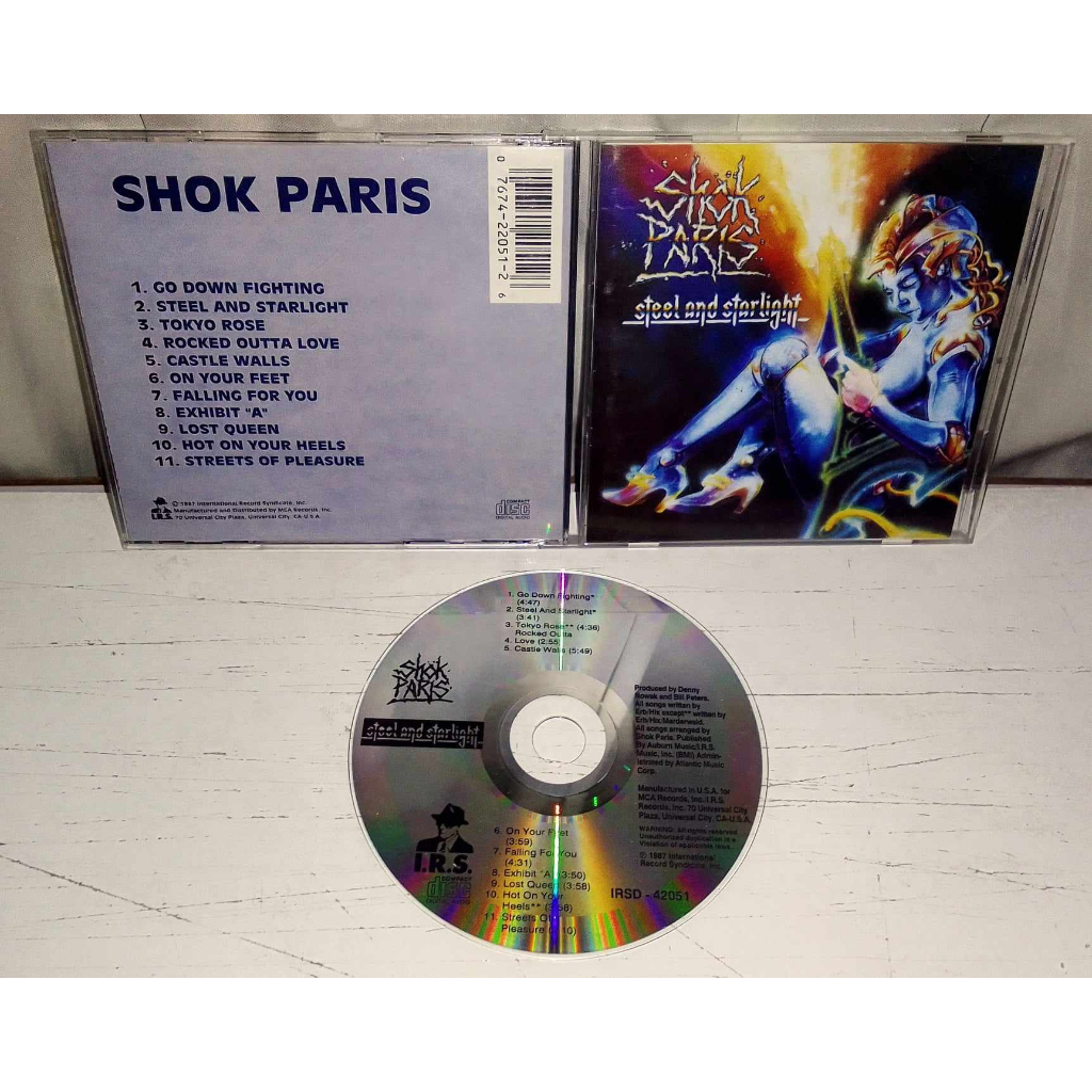 CD Shok Paris - Steel And Starlight ( Breaker, Lizzy Borden ...