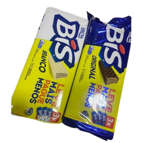 Bis Lacta Wafer com Cobertura Chocolate Original 100.8g - Escolha o sabor e quantidade: | Shopee ...
