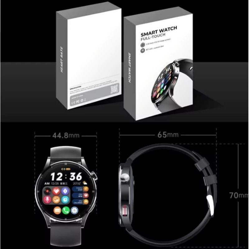 SMARTWATCH T 800 Lige-AMOLED HD, Screen, bluetooth, detecção de ...