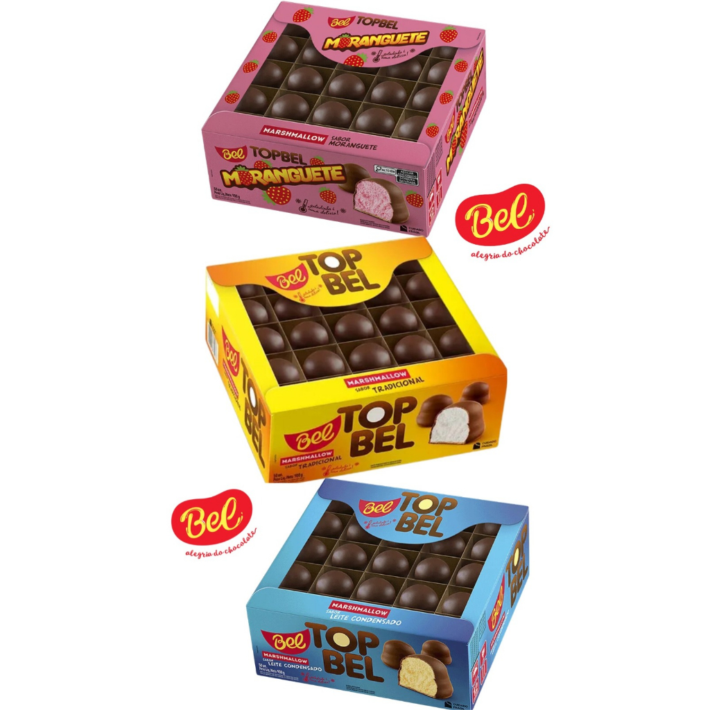 Top Bel Marshmallow Sabores - 900g | Shopee Brasil