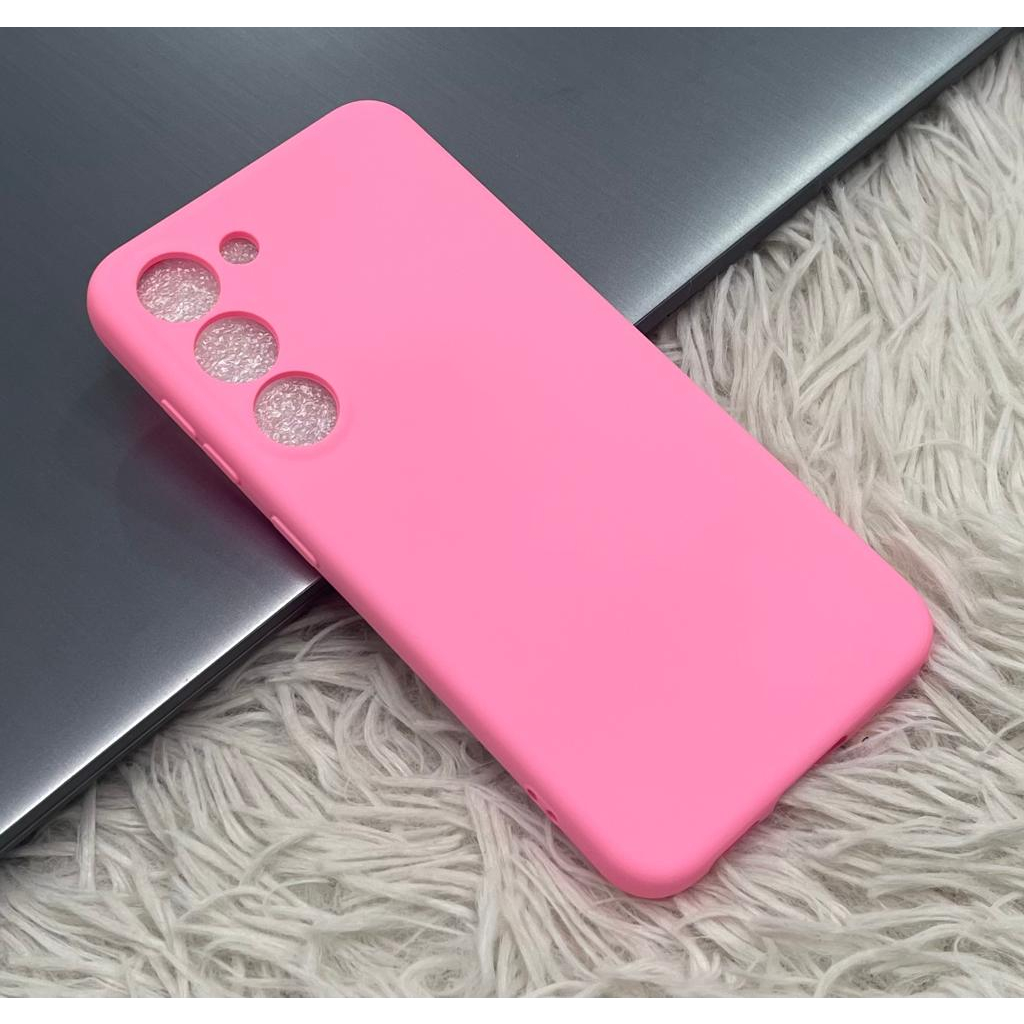 Kit Protetora Capa Capinha - S23 - Samsung Silicone Aveludado | Shopee ...