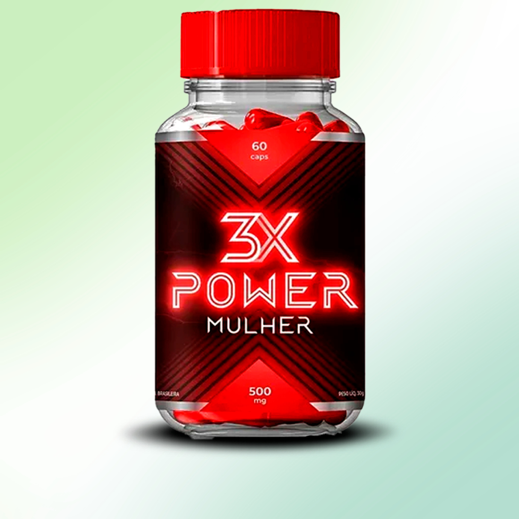 1 pote 3X Power Mulher Original 500mg 60 cápsulas | Shopee Brasil
