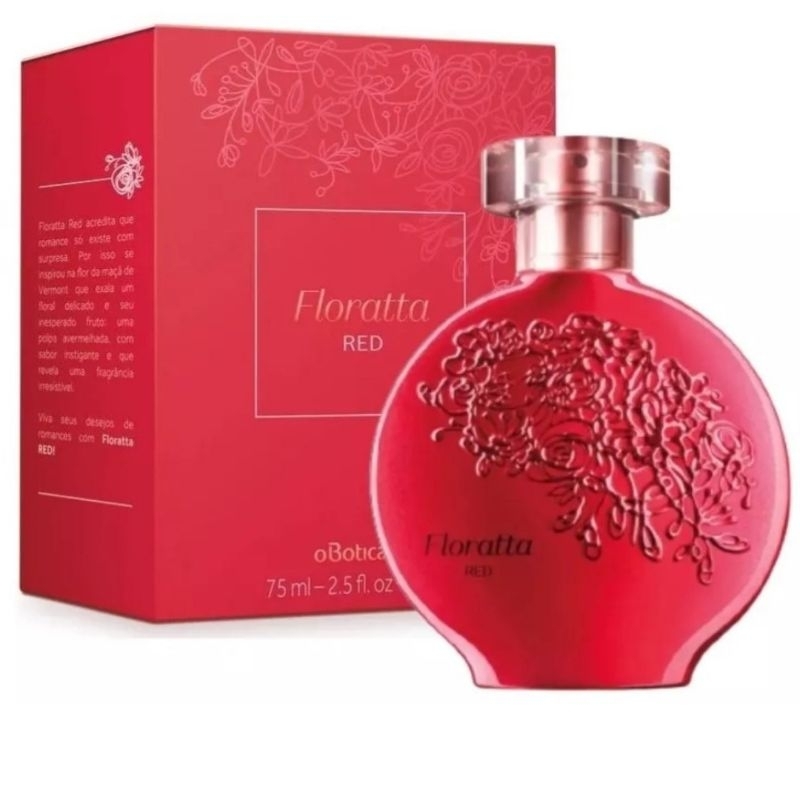 Floratta Red Desodorante Colônia 75ml | Shopee Brasil