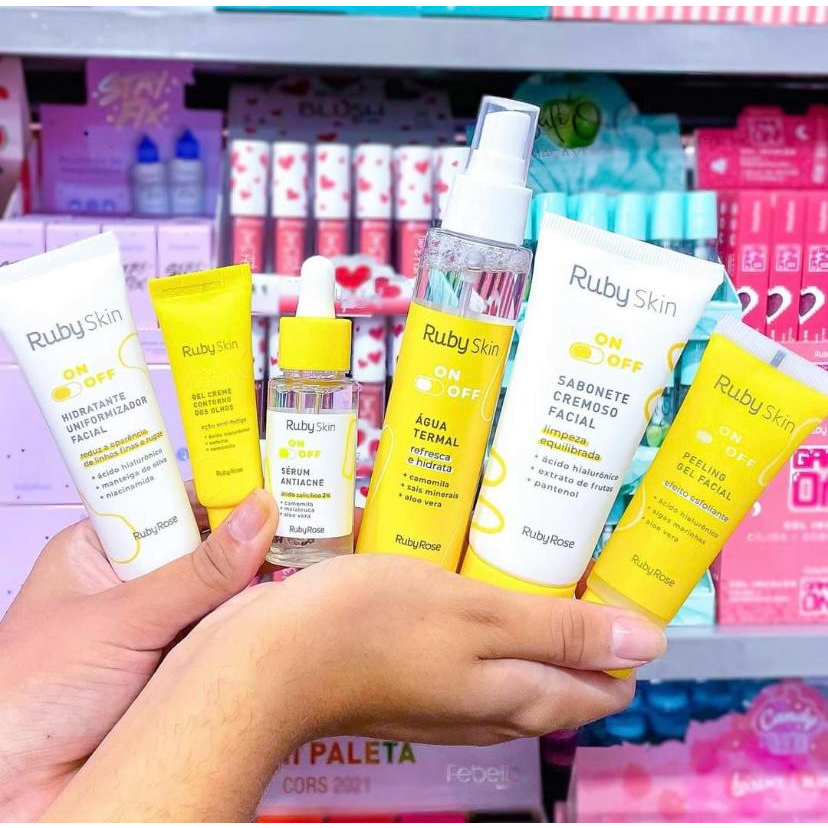 KIT SKIN CARE COM 6 HIDRATANTES RUBY SKIN/RUBY ROSE. | Shopee Brasil