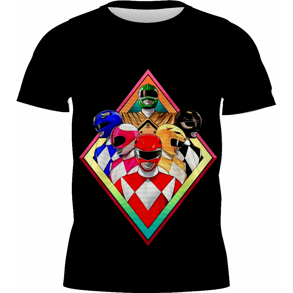 Camiseta infantil Power Rangers (mod2) | Shopee Brasil