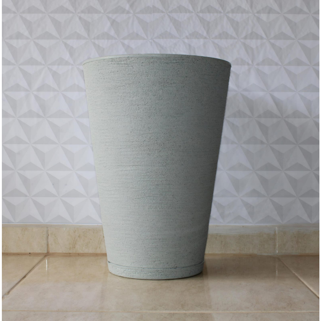 Vaso de Planta planta flor natural artificial cone texturizado N3 ...
